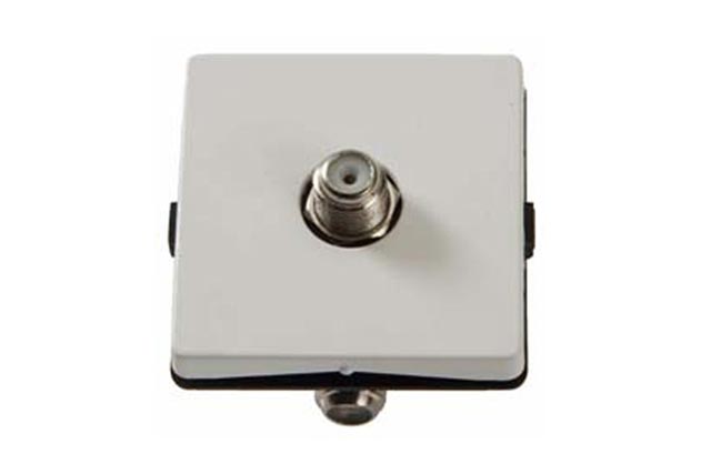 Triax FV01 F-connector wall socket for antenna and satellite ...