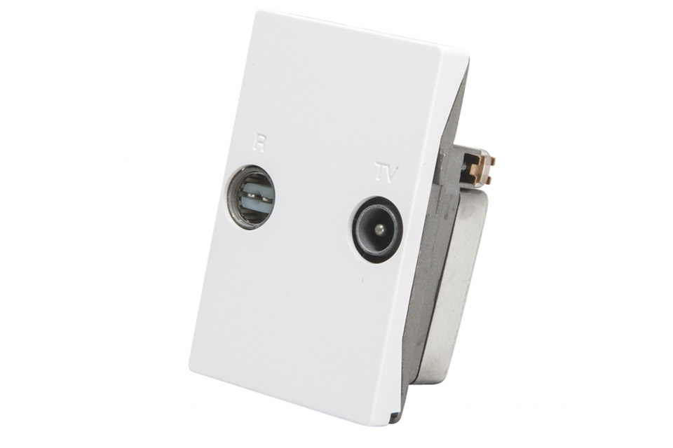 Triax TD263E antenna loop wall socket with TV/FM for LK FUGA®