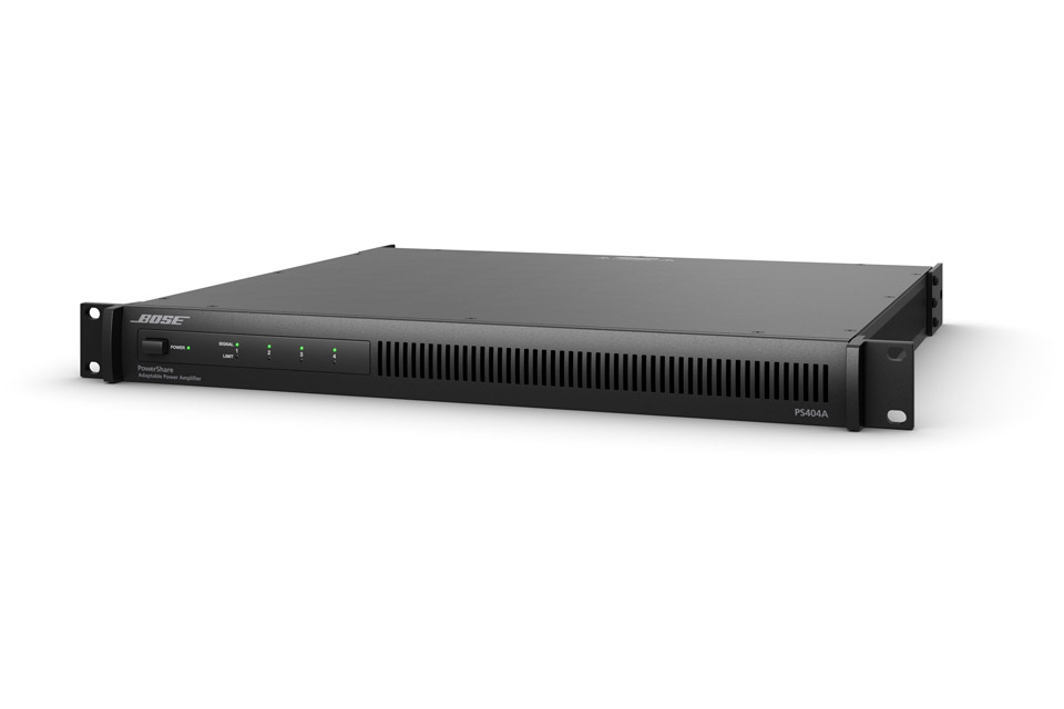 BOSE Pro PowerShare PS404A 4 channel power amplifier (70V/100V/4-8 Ohm)