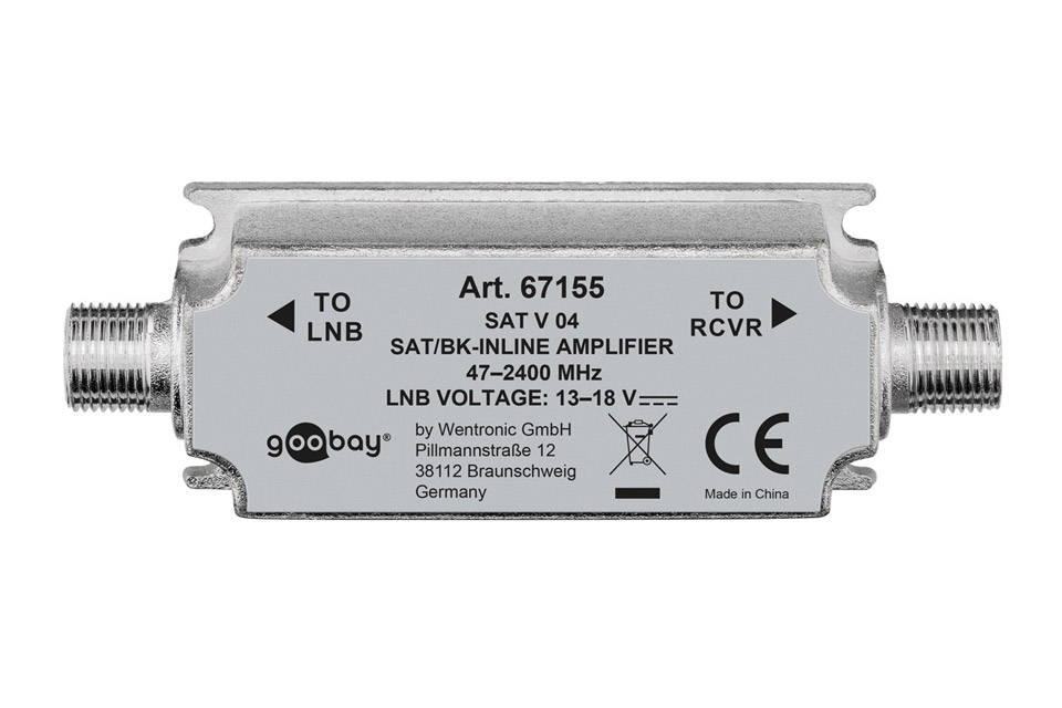 Goobay Sat amplifier, 47-2400MHz, 20dB