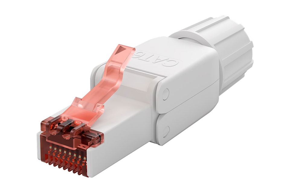 Cat 6 UTP tool-less RJ45 plug (AWG 22-26)