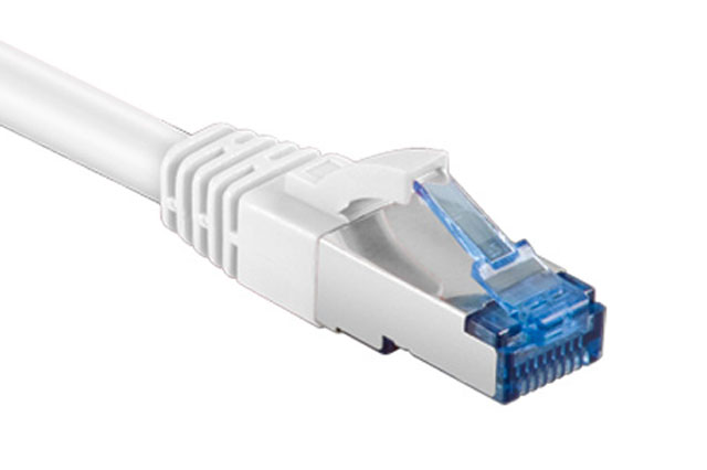 CAT 6a S/FTP network cable - White